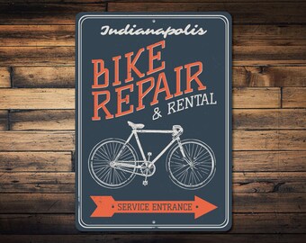 Bike Shop Sign | Etsy