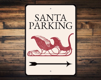 Santa Arrow Sign - Etsy