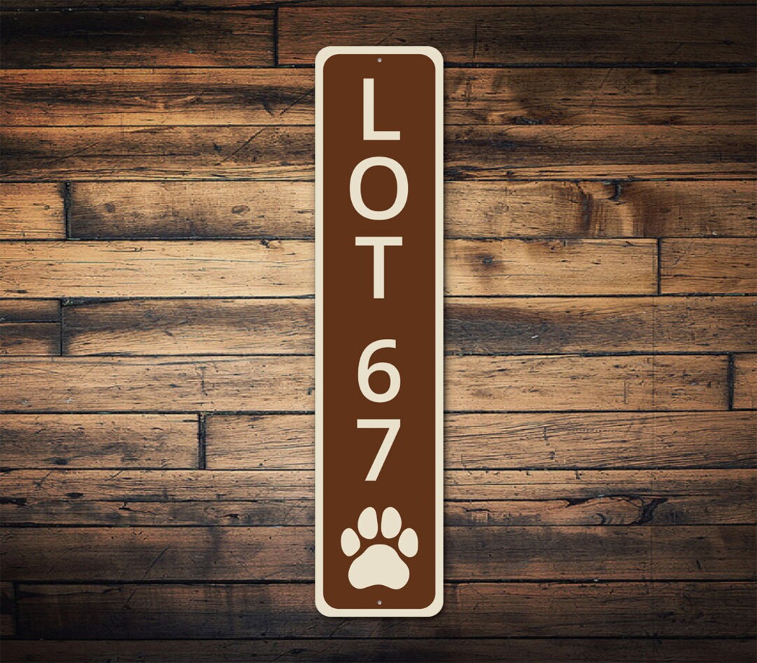 Camping Lot Number Sign, Camping Lot Sign, Camper Number Sign, Camp ...
