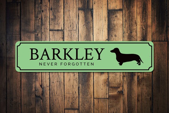 In Memory Dog Sign RIP Dog Metal Sign Custom Dog Sign Dog | Etsy