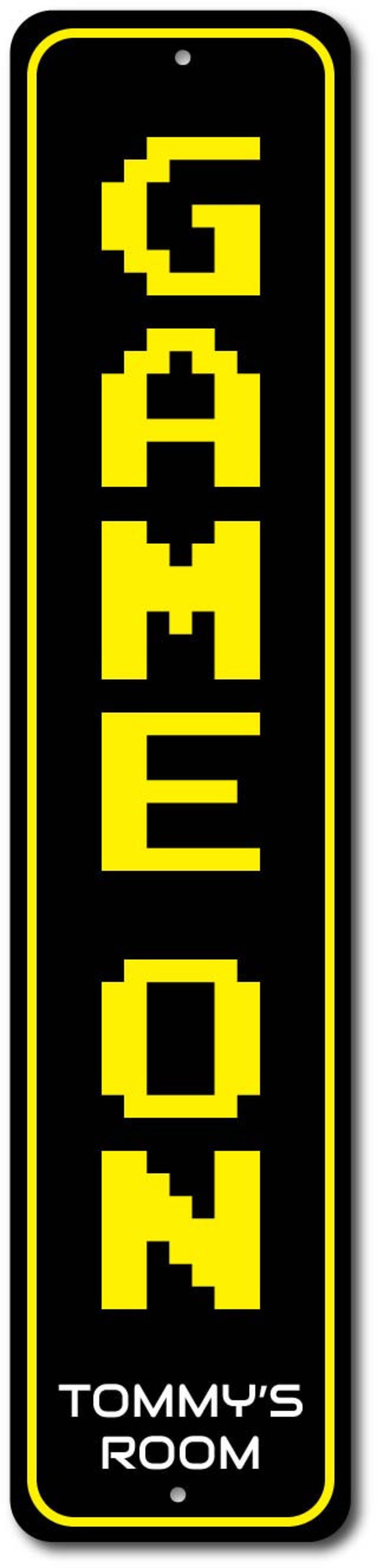 Game on Sign Personalized Sign Game Room Sign Game Room - Etsy
