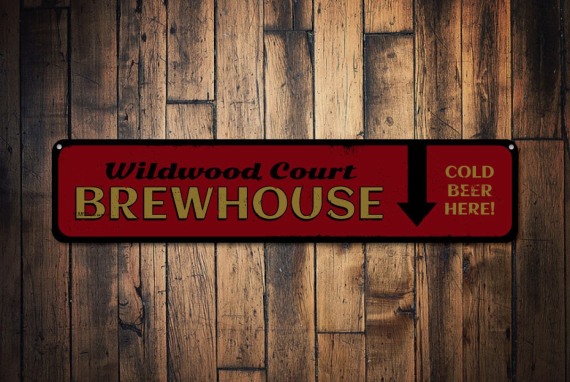 Letrero de cervecería letrero personalizado de cerveza fría - Etsy México