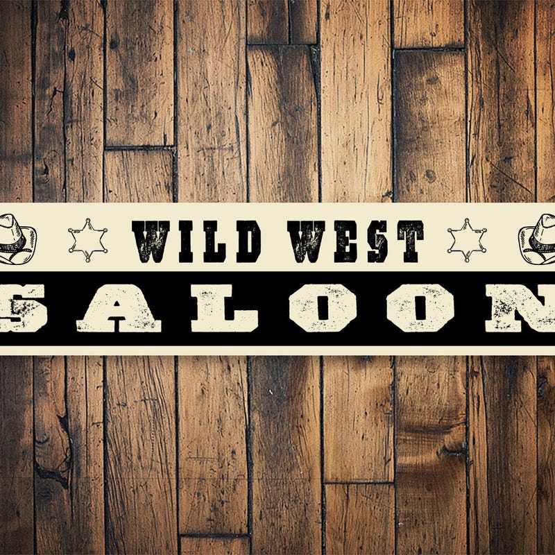 Western Bar Sign - Etsy