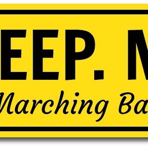 Eat Sleep March Sign, Marching Band Sign, Gift for Band Member, School ...