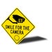 Smile for Camera Security Sign Funny Caution Sign Smile for - Etsy Canada