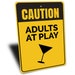 Adults Drinking Sign, Caution Adults, Adult Drinking, Drink Caution ...