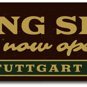 Hunting Season Now Open Sign Personalized Hunters Retreat - Etsy