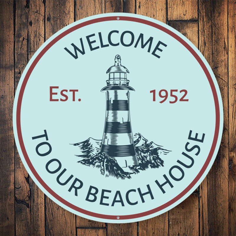 Beach Welcome Sign - Etsy
