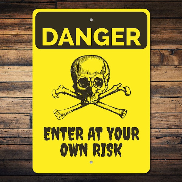 Danger Sign - Etsy