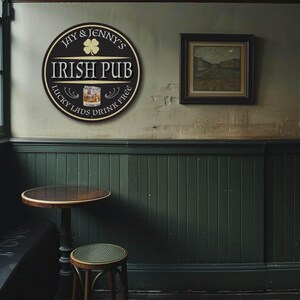 Custom Irish Pub, Whiskey Irish Bar, Irish Whiskey Pub, Decor for Irish ...