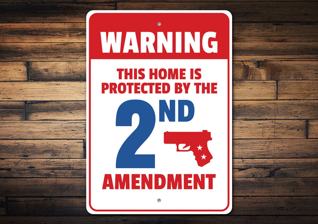 Home Protected Sign, 2nd Amendment, 2nd Amendment Sign, Amendment Right ...