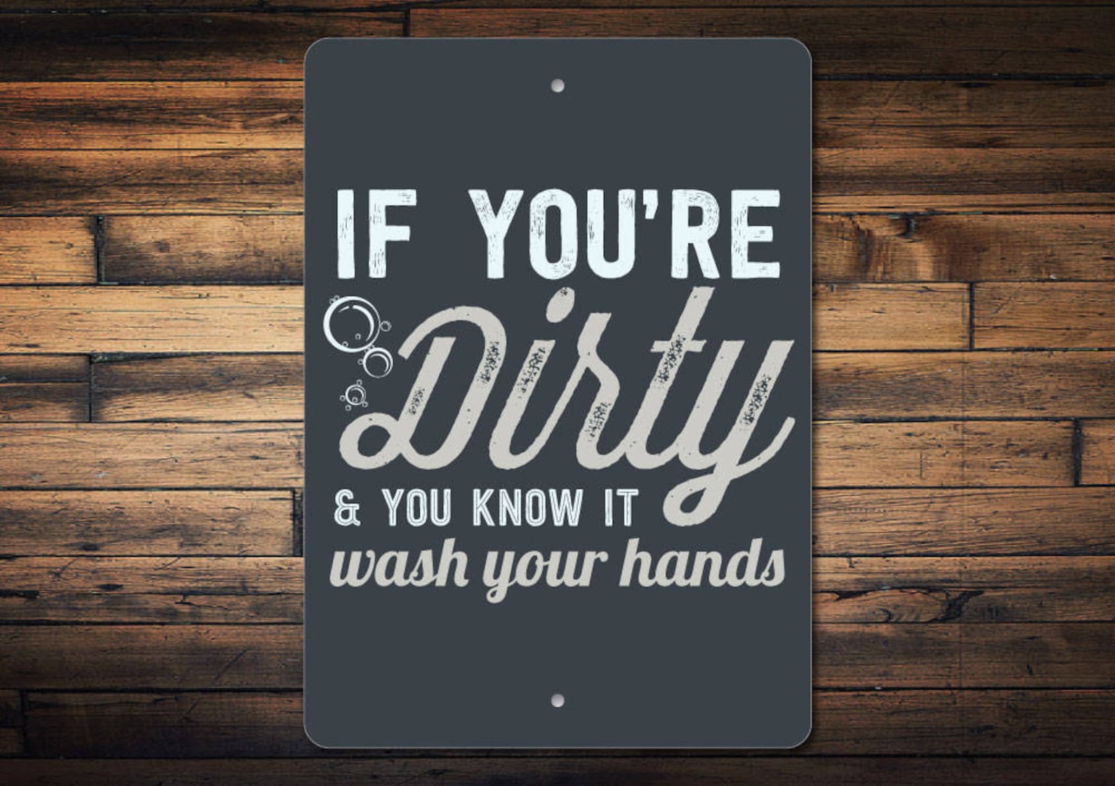Hand Washing Sign Funny Bathroom Sign Bathroom Humor Sign - Etsy