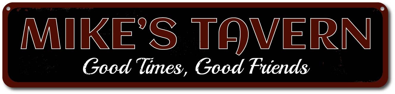 Good Times & Friends Tavern Sign Personalized Tavern Owner | Etsy