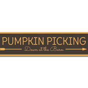 Pumpkin Picking Sign Pumpkin Decor Fall Sign Fall Decor - Etsy