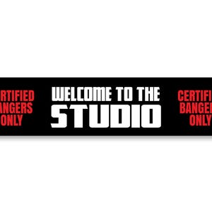 Certified Bangers Only Sign, Music Producer, Music Room, Music Producer ...