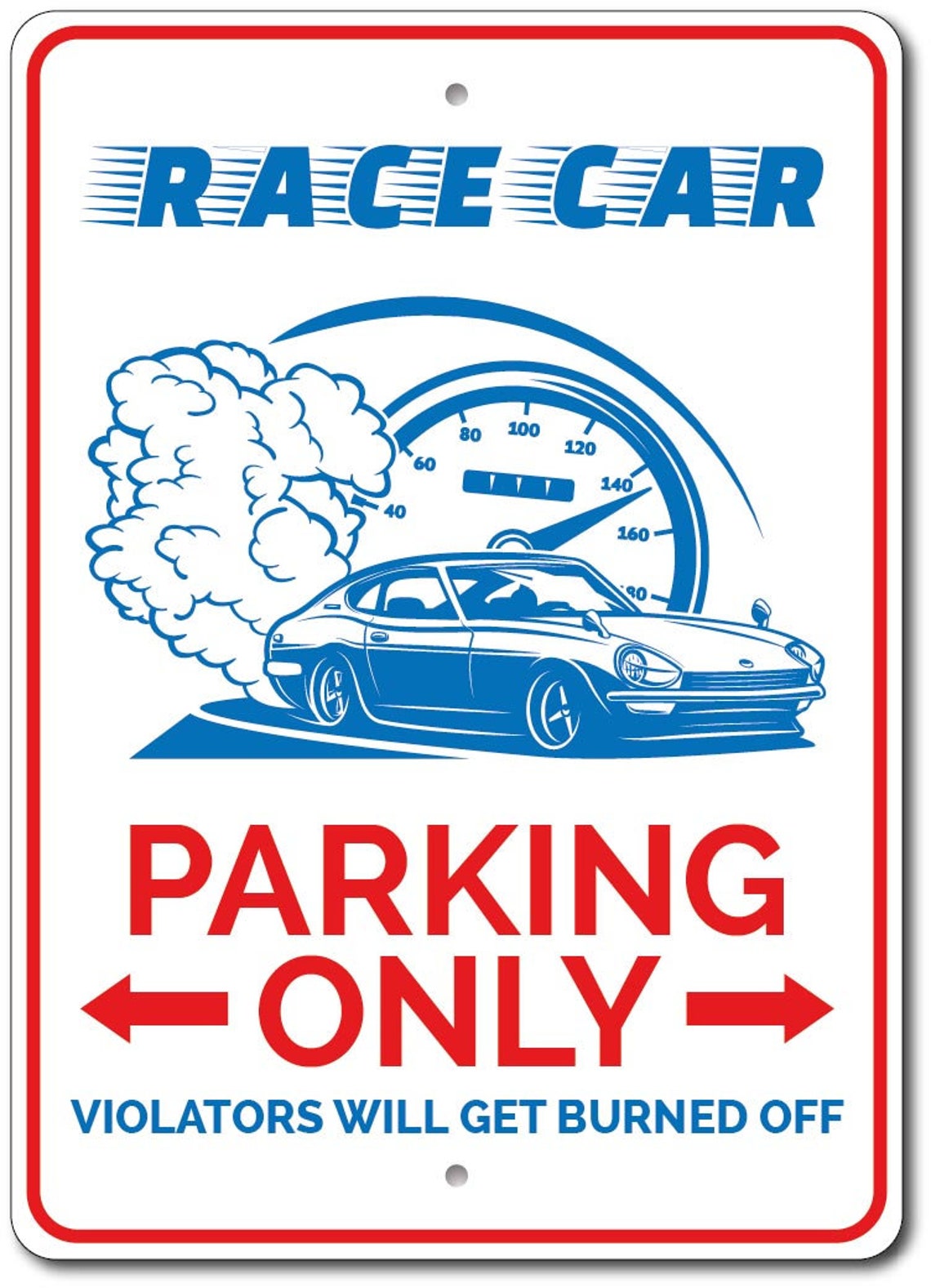 Race Car Gift Race Car Parking Sign Race Car Driver Gift - Etsy