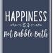 Bubble Bath Sign, Bubble Bath Decor, Happiness Sign, Happiness Decor ...