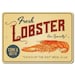 Lobster Decor, Lobster Sign, Lobster Lover Gift, Seafood Restaurant ...