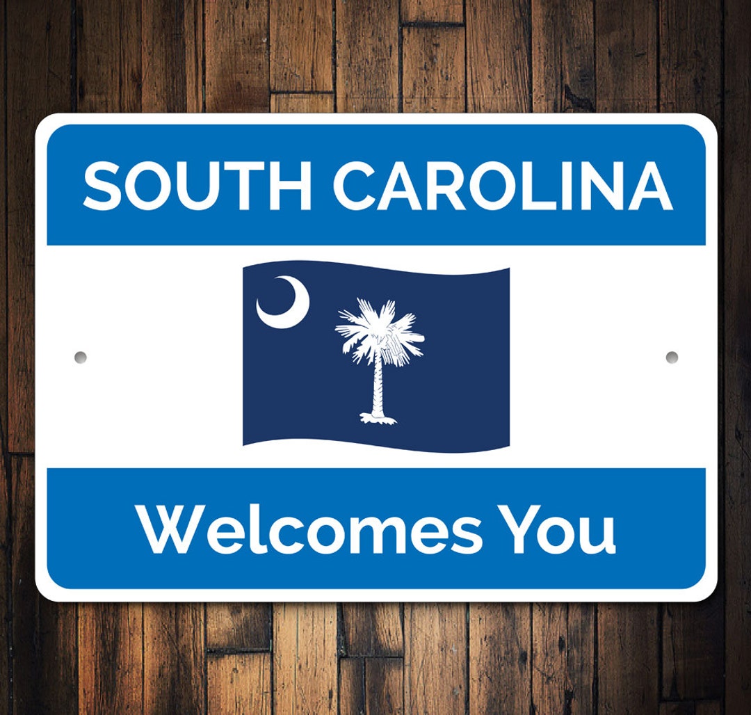 South Carolina Signs, Metal Carolina Sign, SC Decor, Carolina Gift ...