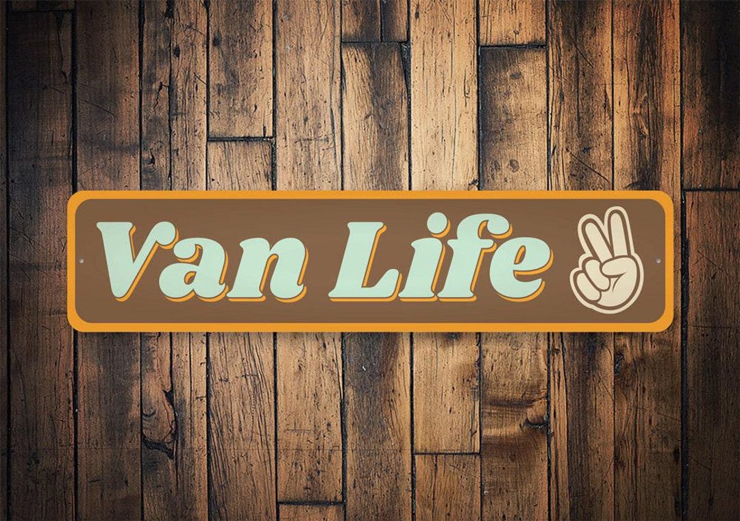 Van Life Sign, Van Traveler Decor, Van Decor, Cute Van Sign, Van Lovers ...