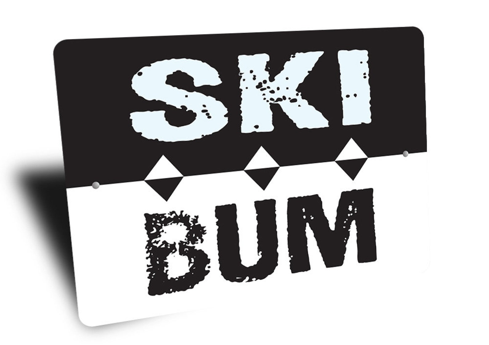 Ski Bum Sign Skiing Life Sign Black Diamond Ski Ski Bum - Etsy UK