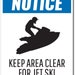 Jet Ski Decor, Jet Ski Notice Sign, Jet Ski Sign, Jet Ski Lover Gift ...