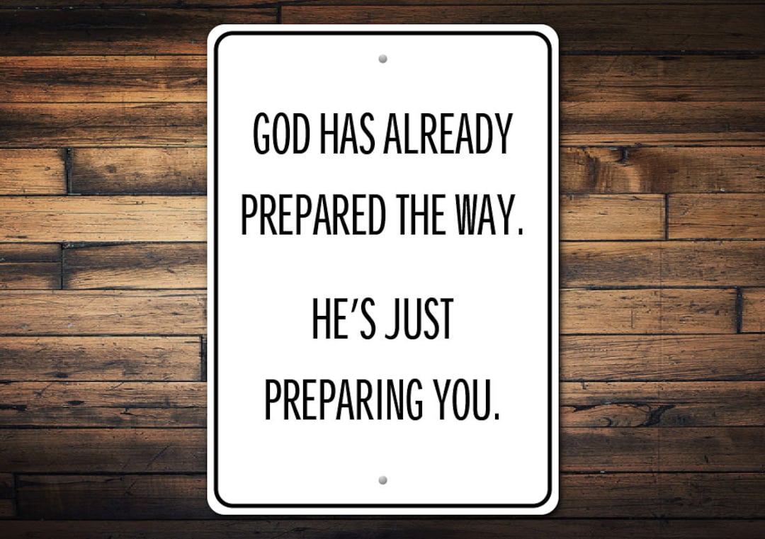 Cute God Quote Sign, Jesus Sign, Jesus Quote Decor, Jesus Road Sign ...