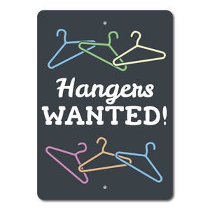 Clothes Hanger Sign, Laundry Room Sign, Clothes Lover Gift, Shopaholic ...