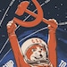 Soviet Cat Poster Cat Star Union - Etsy