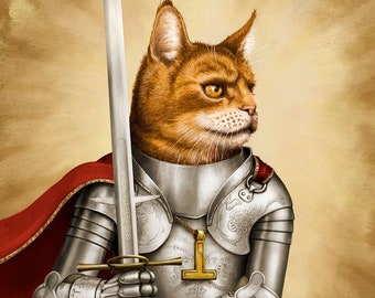 Cat Paladin - Etsy