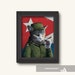 Fidel Catstro Fidel Castro as a Cat Print - Etsy