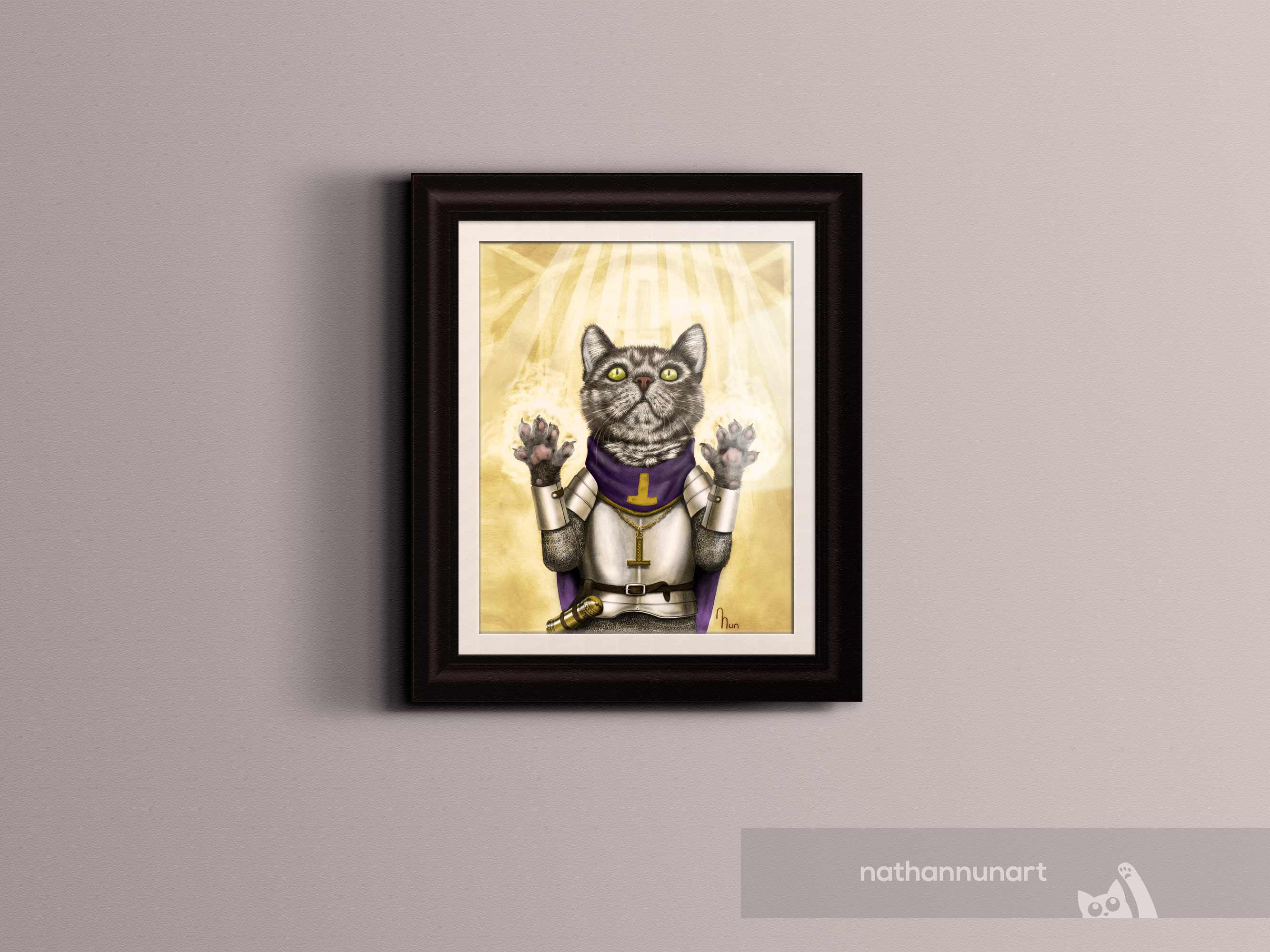 Fantasy Cat Hero - Cleric Cat - Etsy
