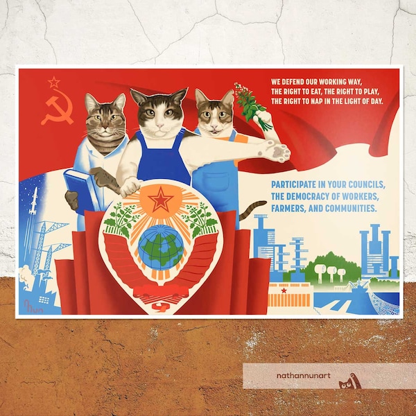 Workers Union Poster - Etsy