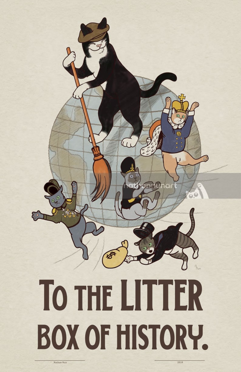 Soviet Cat - Litter Box of History - Etsy