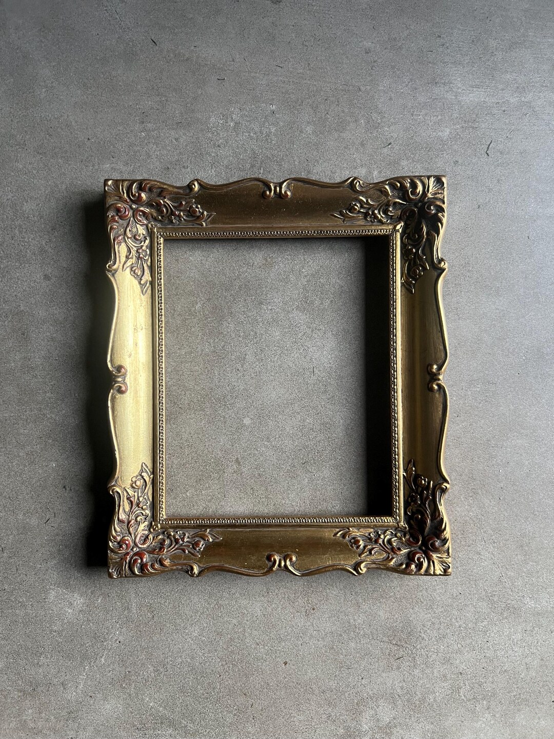 9 X 11” Swept Gold Frame - Decorative Frame / Gilt Frame / Ornate Frame ...
