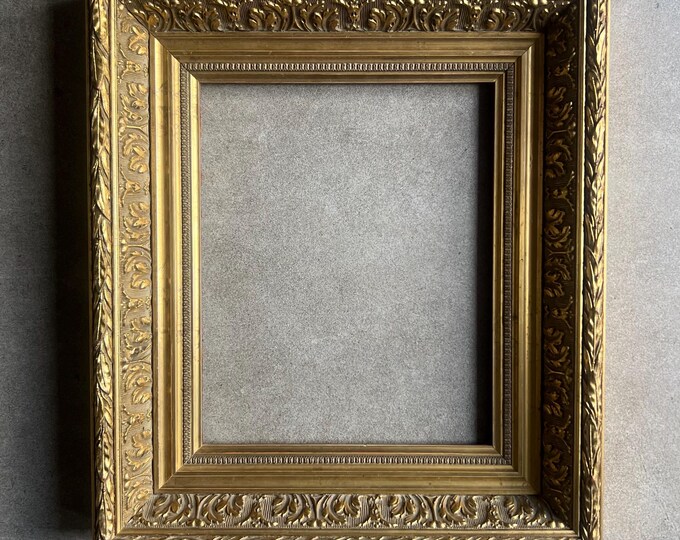 8.5 X 10.5 Beautiful Intricate Gold Frame Decorative Frame / Gilt Frame ...