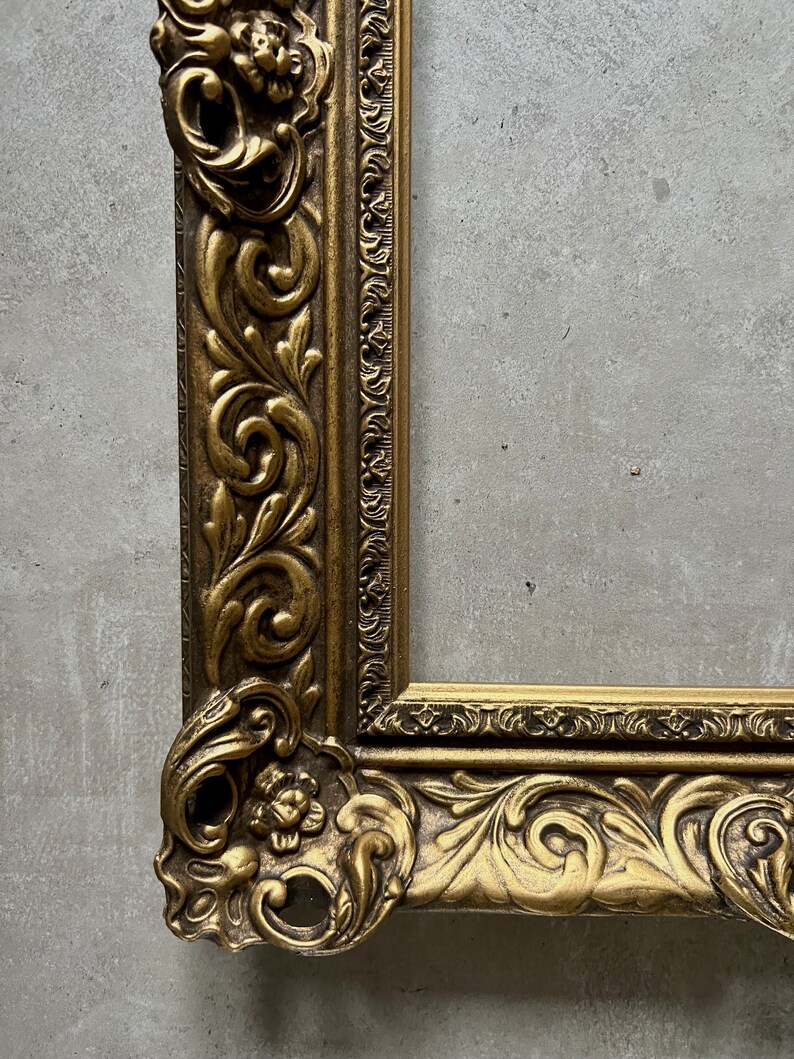 Victorian 3 1/4 Antique Style Gold Frame - Any Size, Please Specify ...