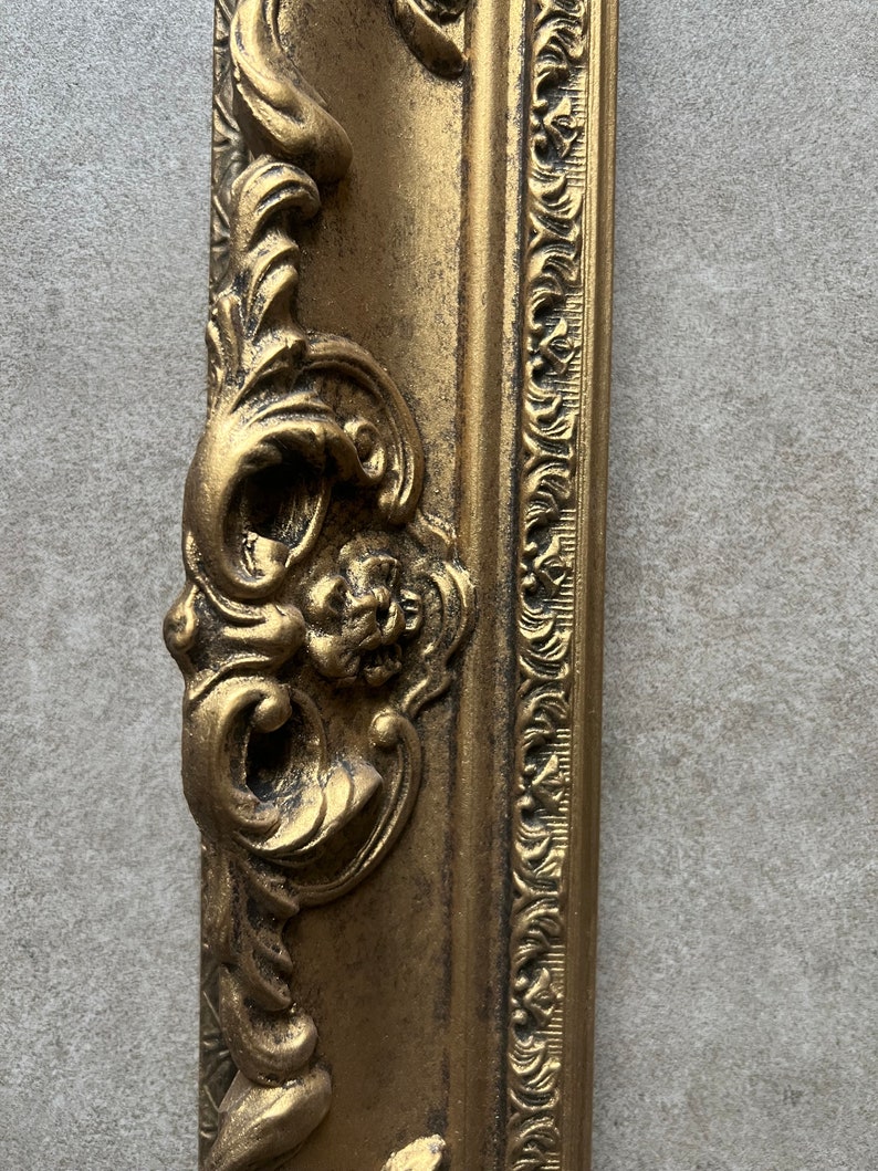 Swept Antique Style Gold Frame - Ornate Handmade Picture Frame - Etsy