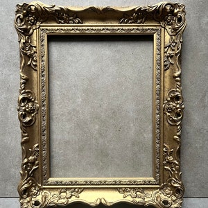 Swept Antique Style Gold Frame - Ornate Handmade Picture Frame - Etsy
