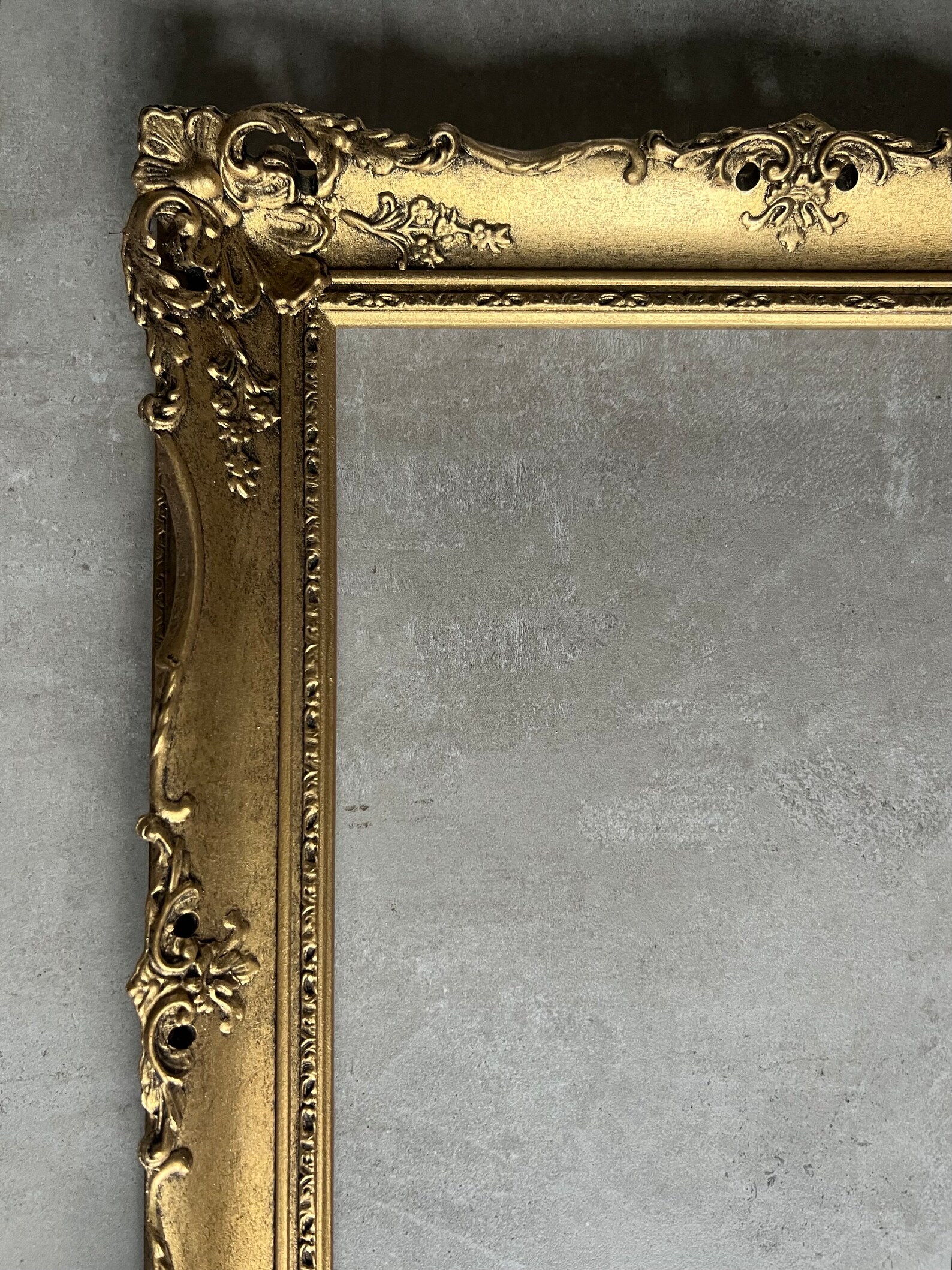 Swept 2 1/4” Antique Style Gold Frame - Any Size, Please Specify Exact ...