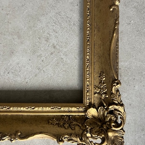 Swept 2 1/4” Antique Style Gold Frame - Any Size, Please Specify Exact ...