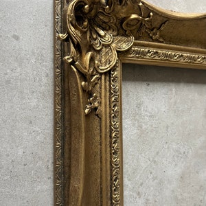 Handmade Swept Gold Ornate Frame - Antique Style, Custom Size - Etsy