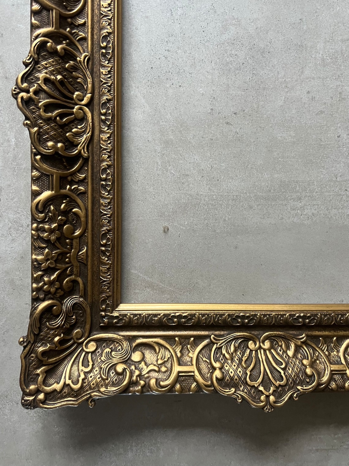 Victorian 3 1/4 Antique Style Gold Frame Any Size, Please Specify Exact ...