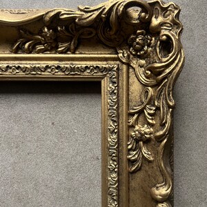 Swept Antique Style Gold Frame - Ornate Handmade Picture Frame - Etsy