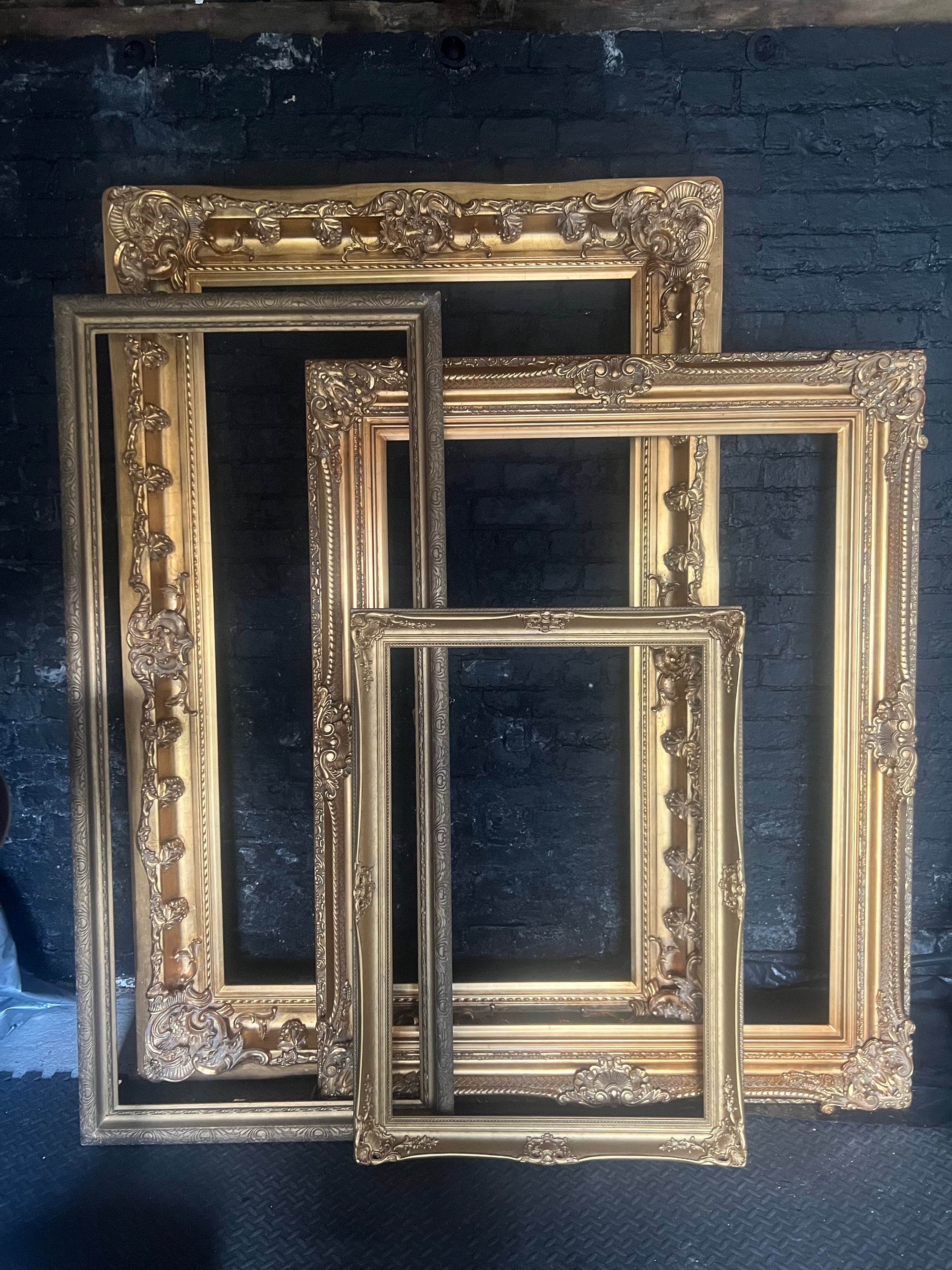 Extra Large Ornate Gold Frames – Vintage Decorative Wall Art (3x4ft to ...