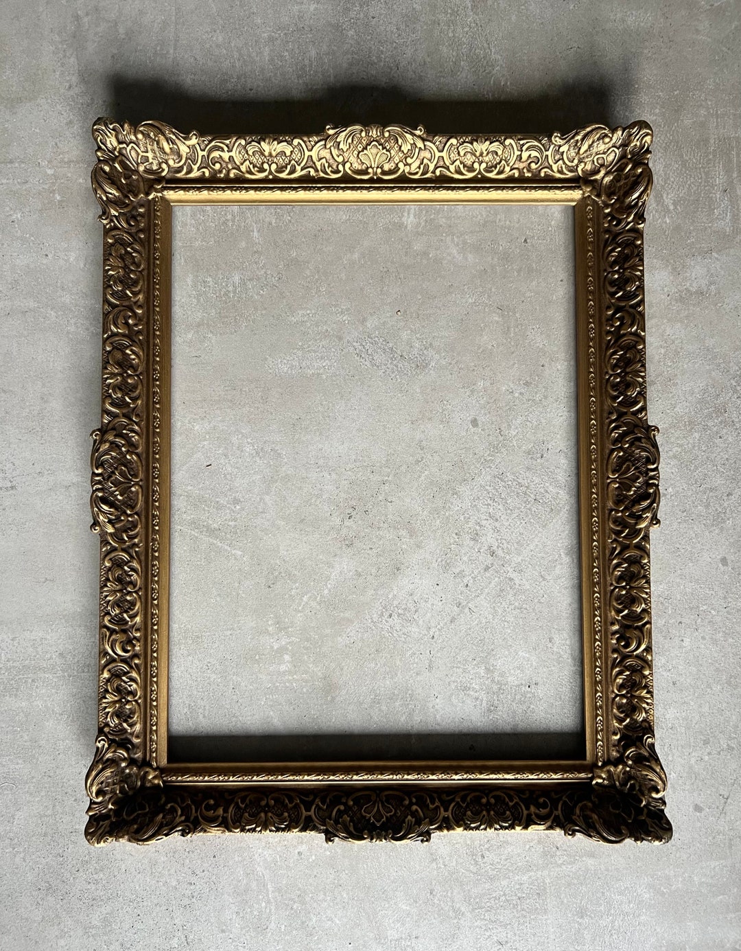 Victorian 1 1/4” Antique Style Gold Frame - Any Size, Please Specify ...