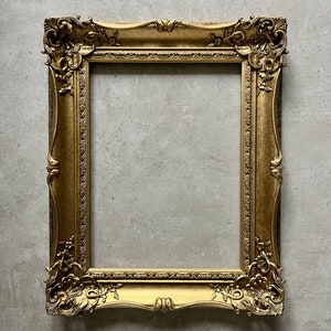 Handmade Swept Gold Ornate Frame - Antique Style, Custom Size - Etsy