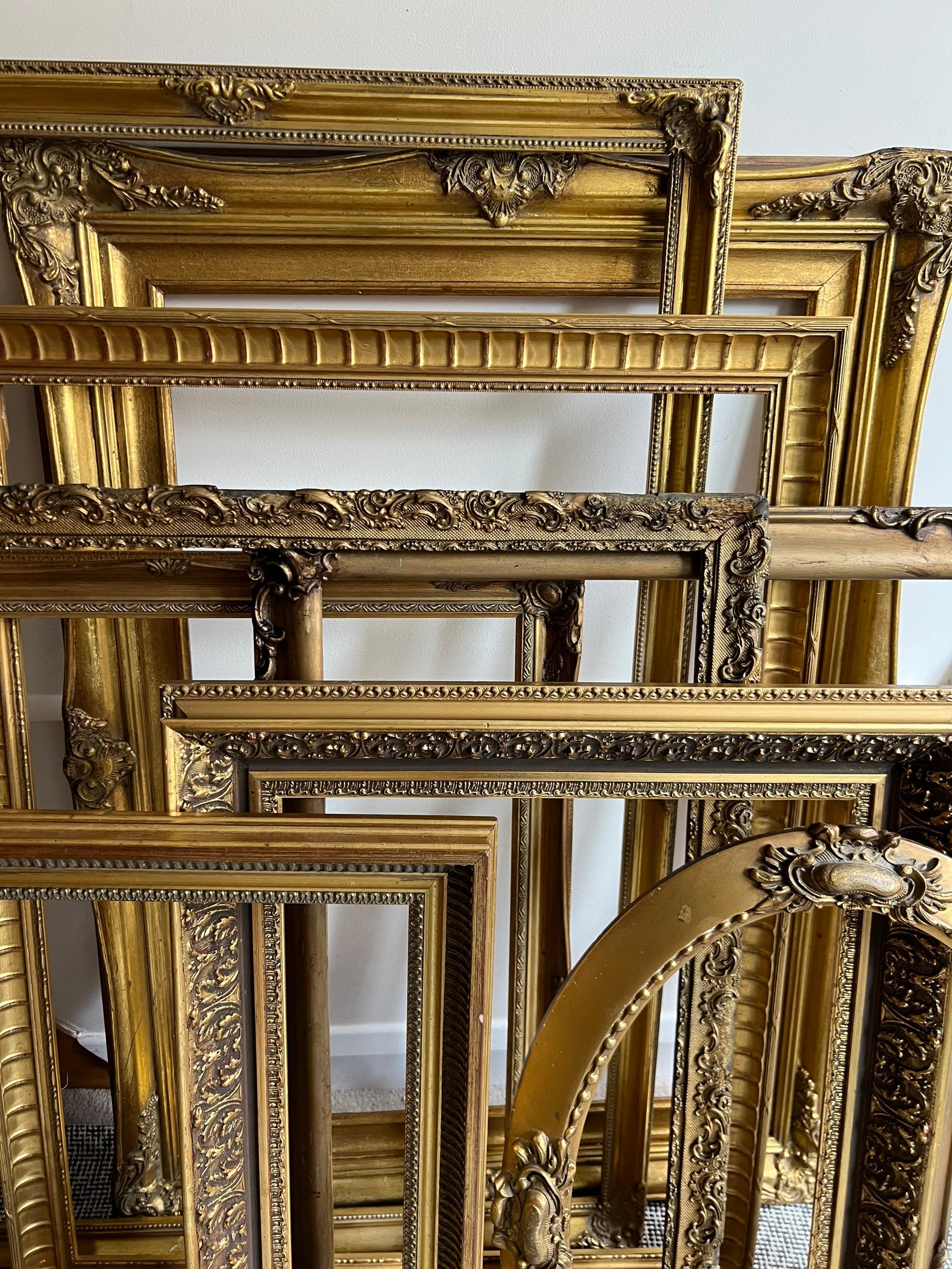 5 X FRAMES Med/ Large Decorative Frames (bespoke Collection) Chosen by ...