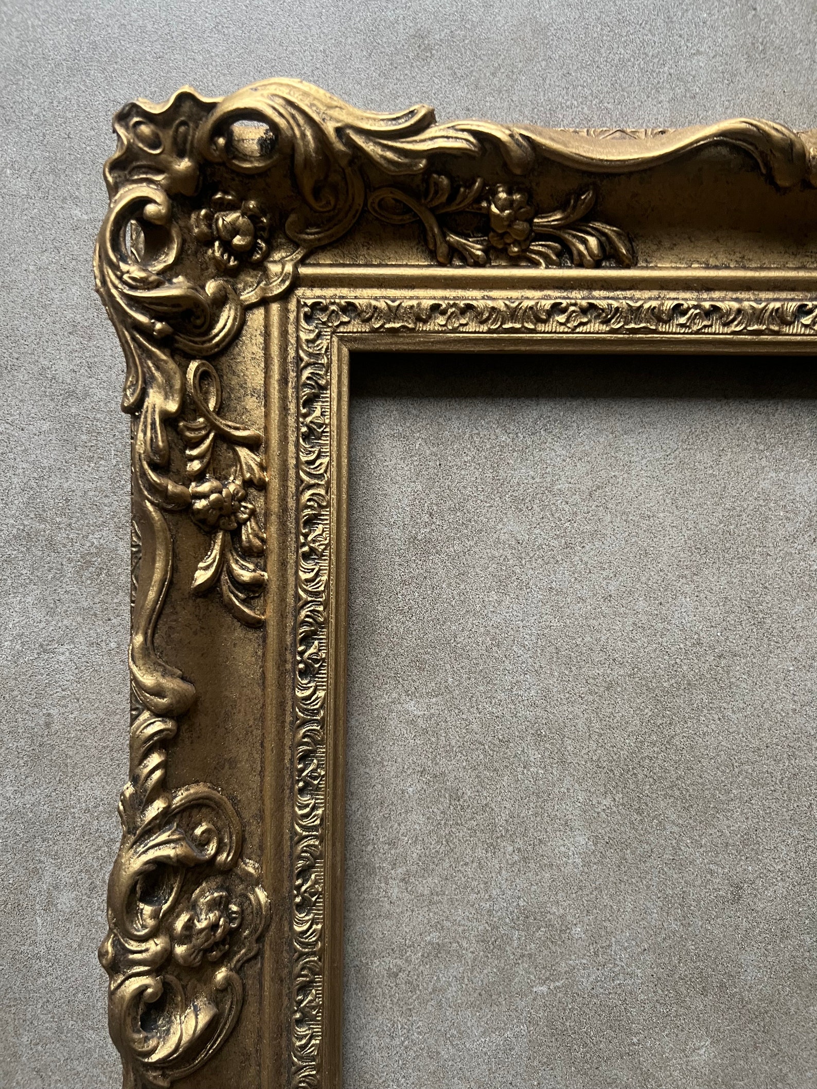 Swept Antique Style Gold Frame - Ornate Handmade Picture Frame - Etsy