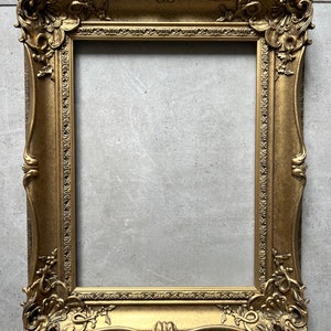 Swept 3” Antique Style Gold Frame (SR 2) - Any Size, Please Specify ...